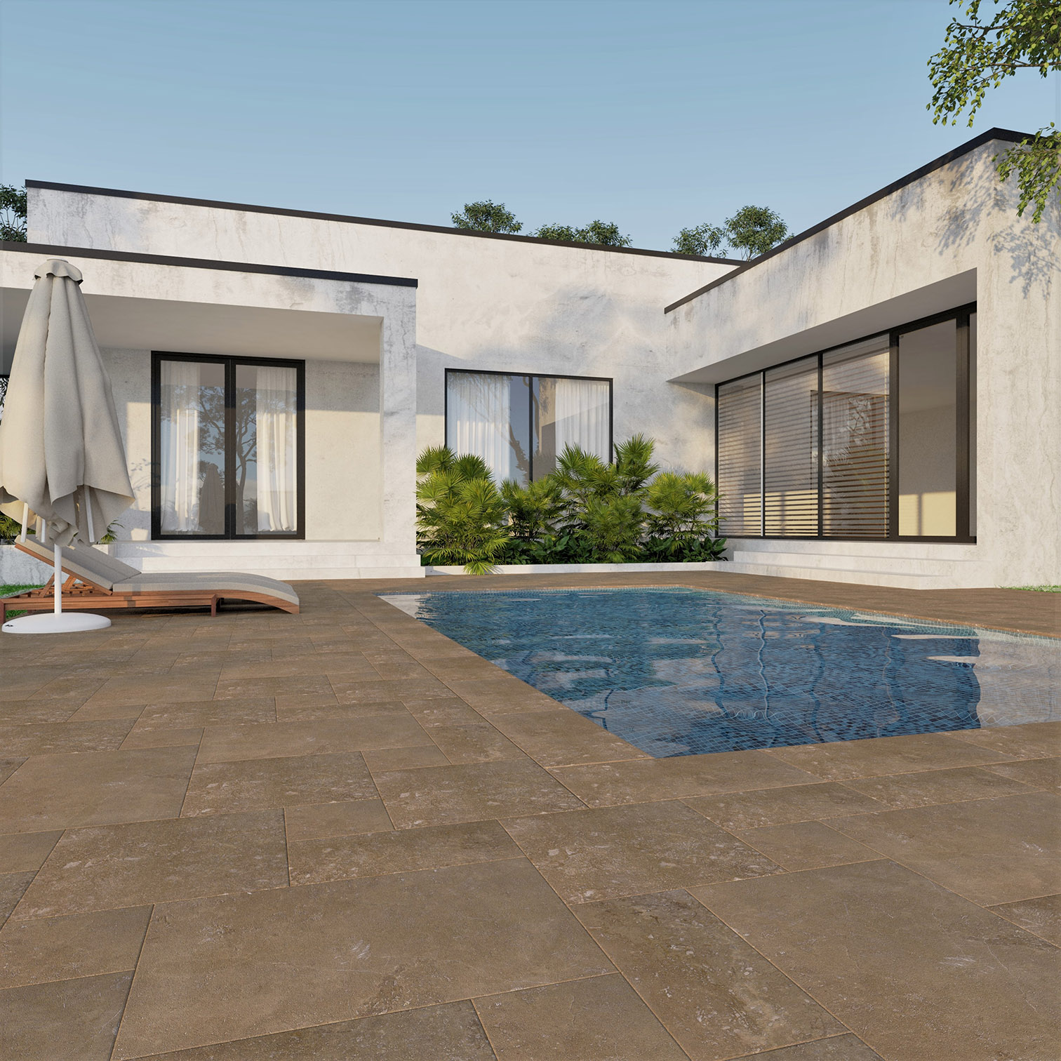 Concrete Pool Paver | Large Format Pavers | Quantum Stone Pavers